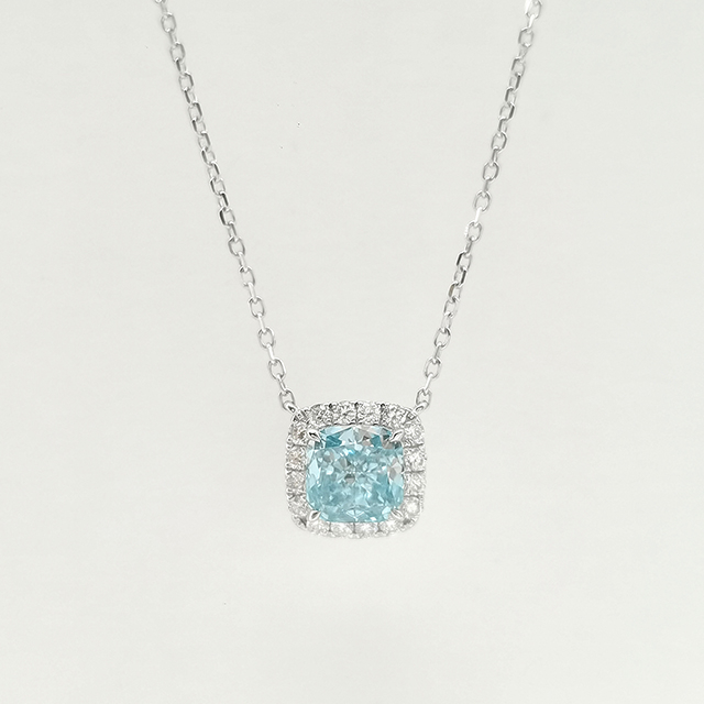 Blue Padded Diamond Set Necklace from China manufacturer - Zhejiang ...